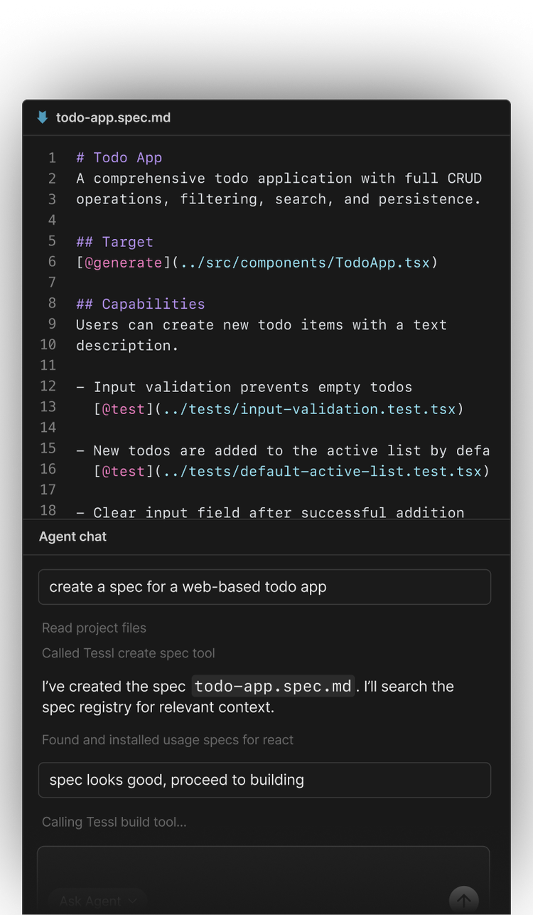 Tessl - AI Native Development Platform