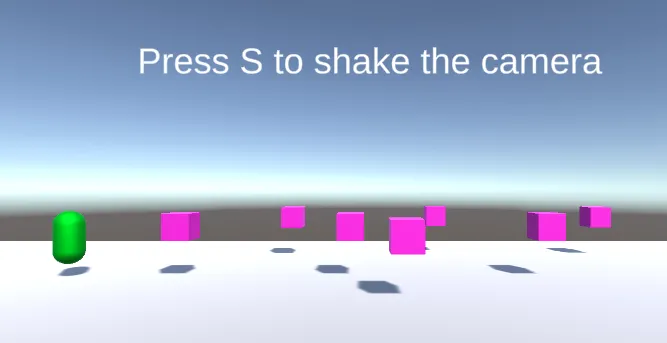 How to create a camera shake effect in Unity