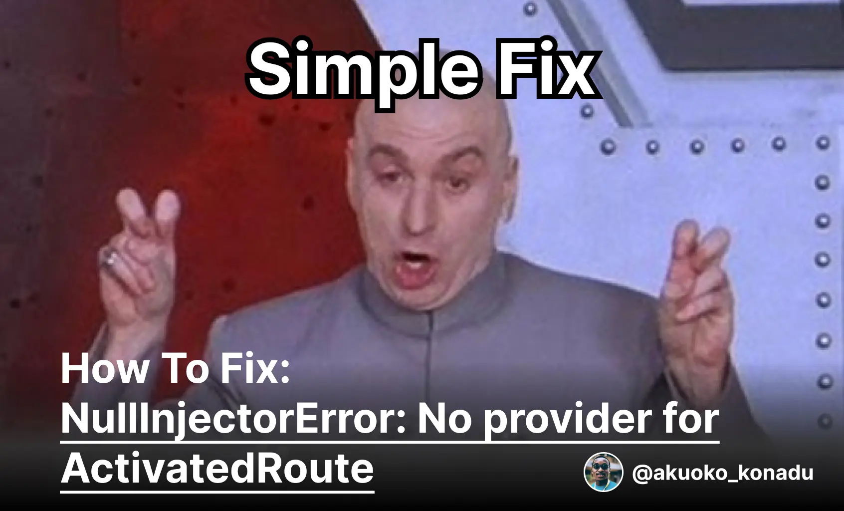 How To Fix No Provider For Activatedroute In Angular Testing 