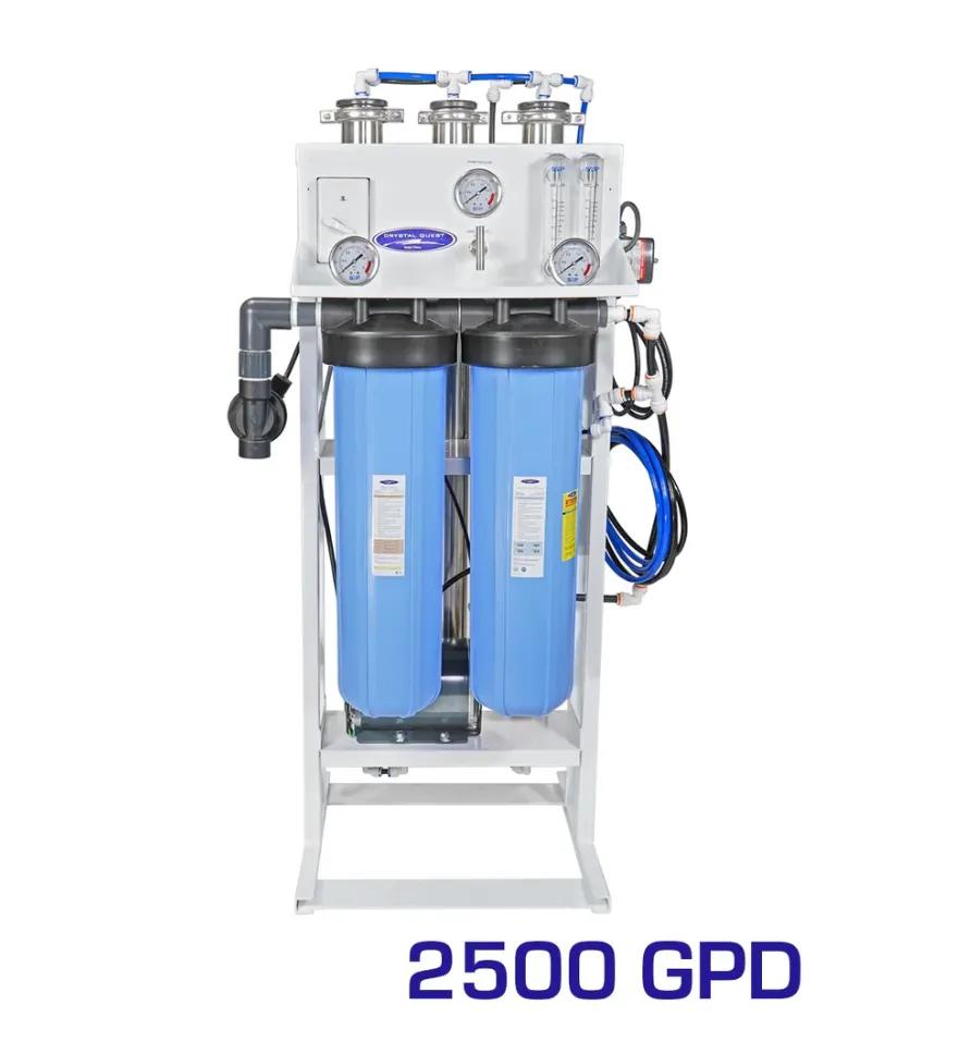 Crystal Quest 2500 GPD Whole House Reverse Osmosis System | No Plastic ...