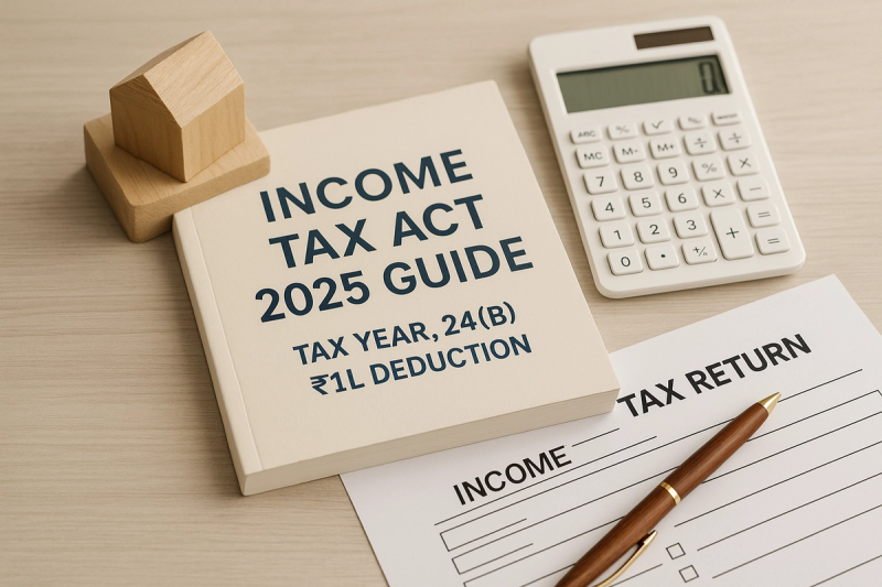 Income Tax Act 2025 Guide: Tax Year, 24(b) & ₹1L Deduction