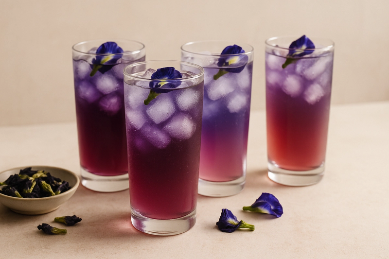 Butterfly Pea Flower Mocktails: 5 Color-Changing Drinks