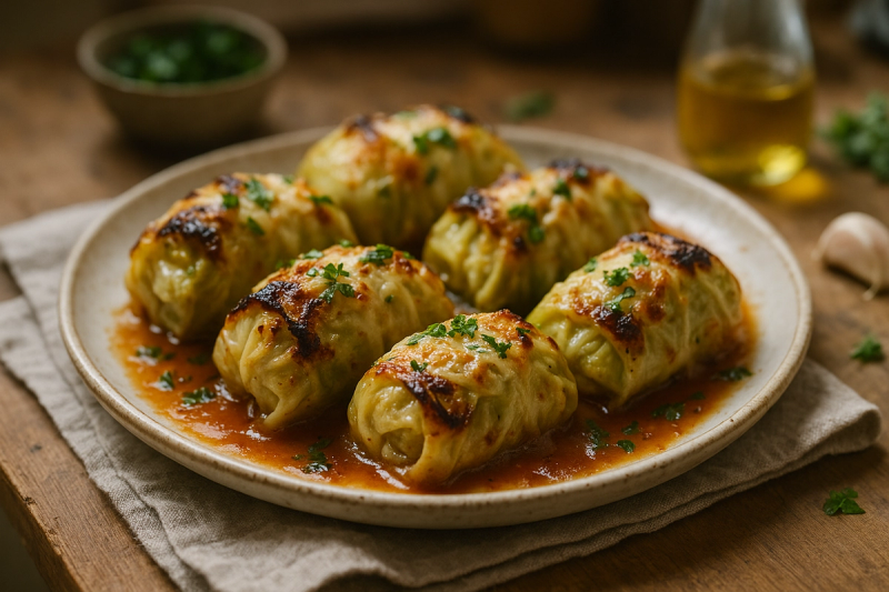 Cabbage Dumplings (Easy Steamed Cabbage Momos)