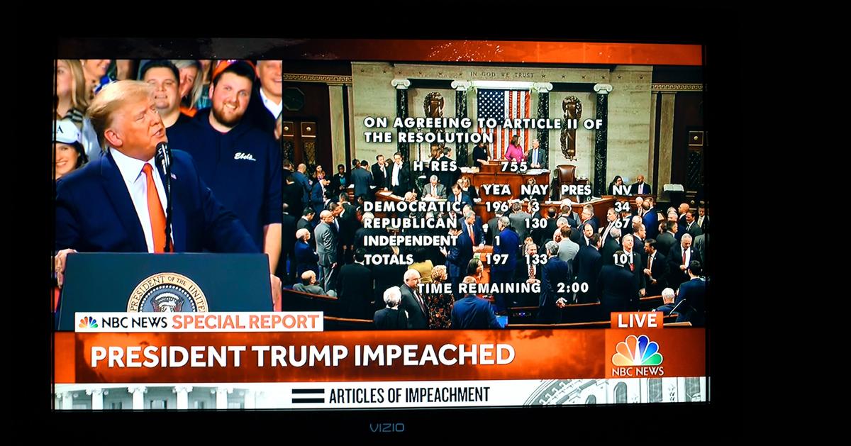 Impeachment and the split-screen presidency | United States Studies Centre