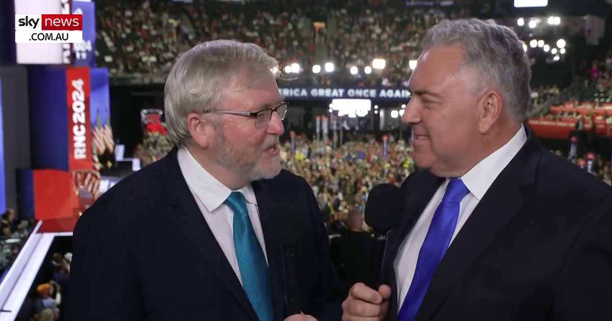 Rudd works room at Republican convention to shore up 'Trumpified' AUKUS ...