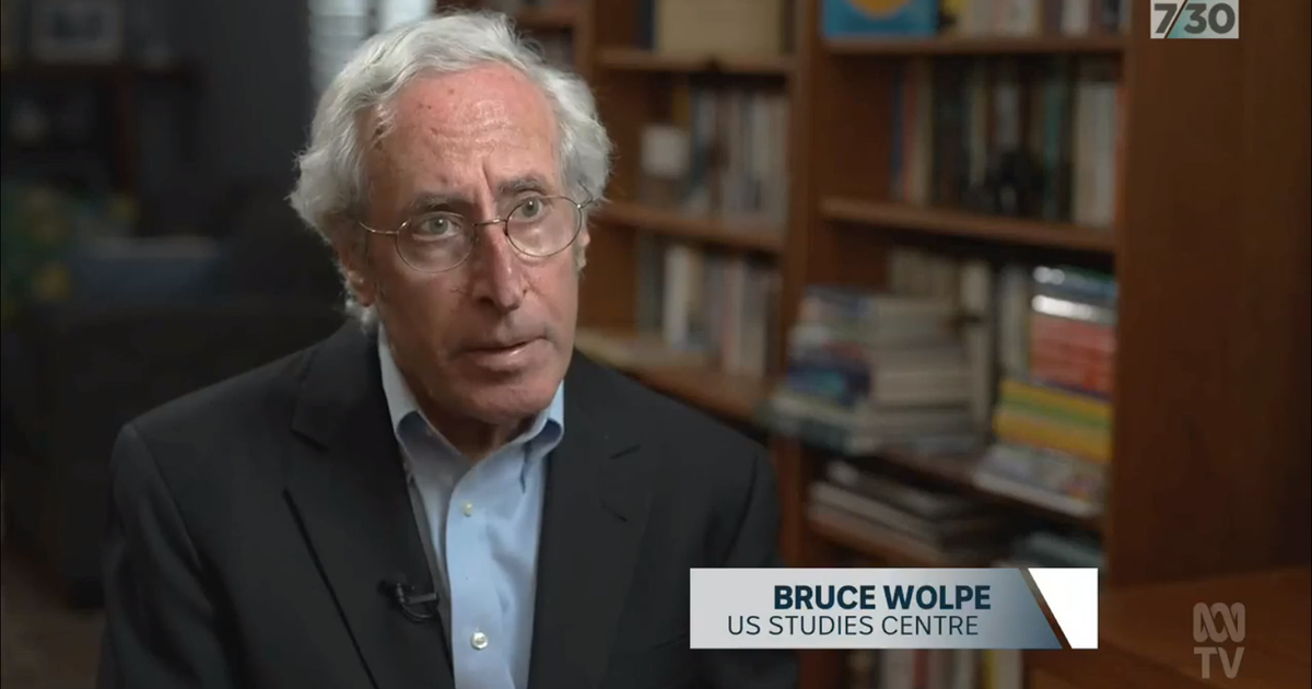Bruce Wolpe talks about Biden's 'existential' dilemma on the 7:30 ...