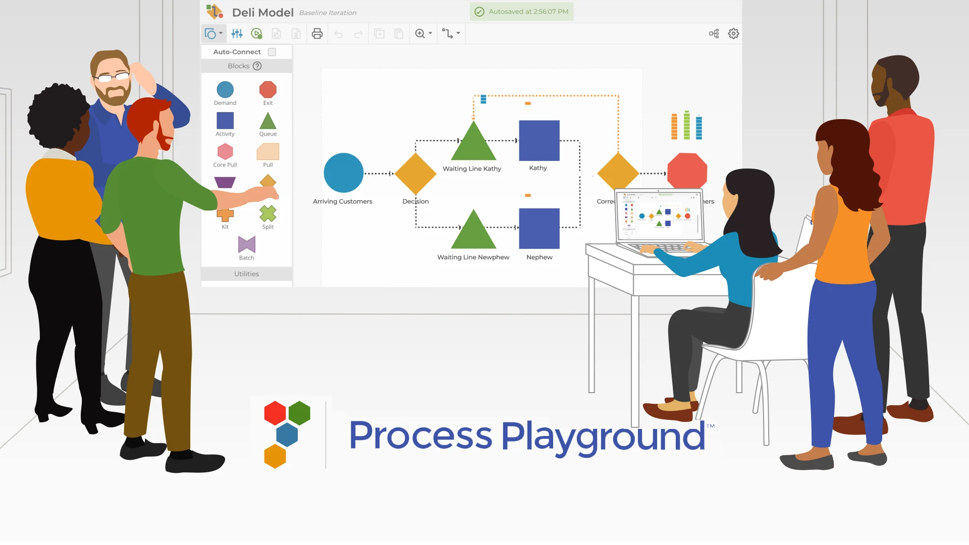 Process Modeling Discrete Event Simulation | EngineRoom Software ...