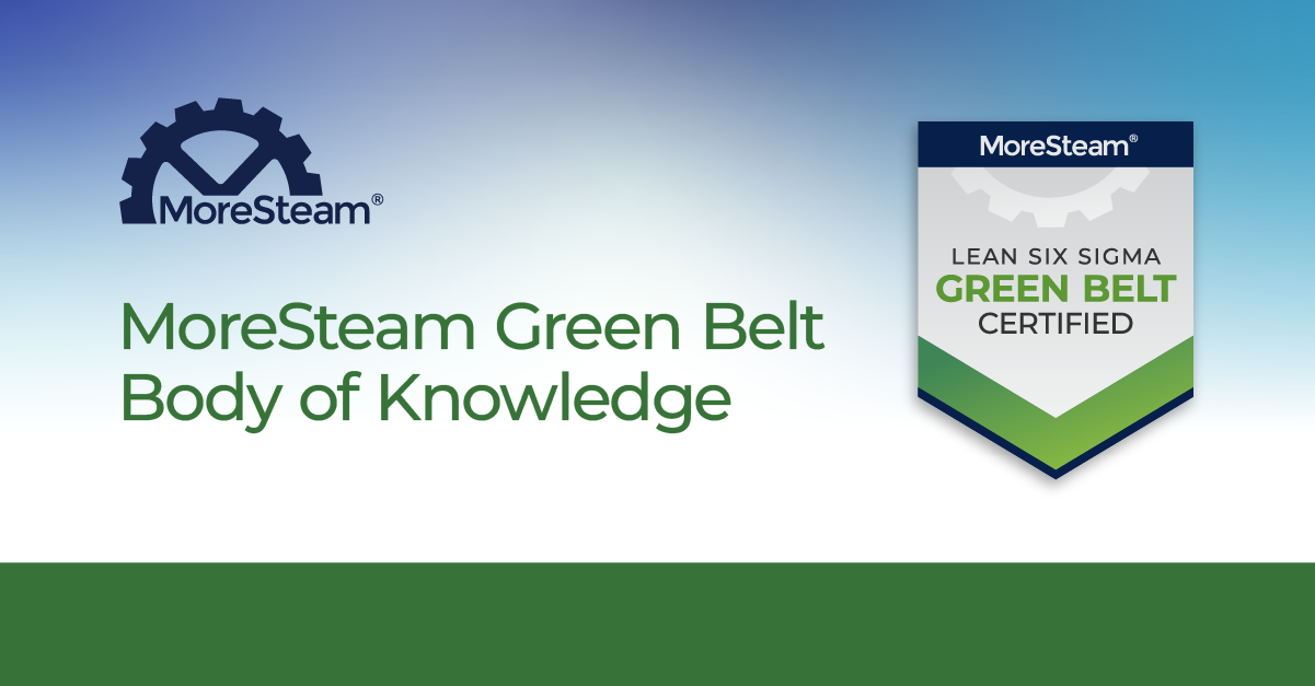MoreSteam Green Belt Body of Knowledge | MoreSteam