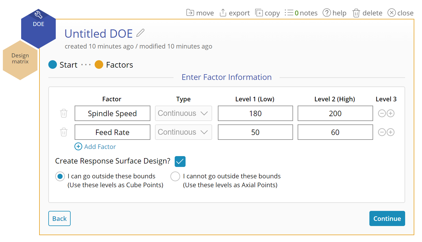 Response Surface Methods (RSM) Designs | MoreSteam