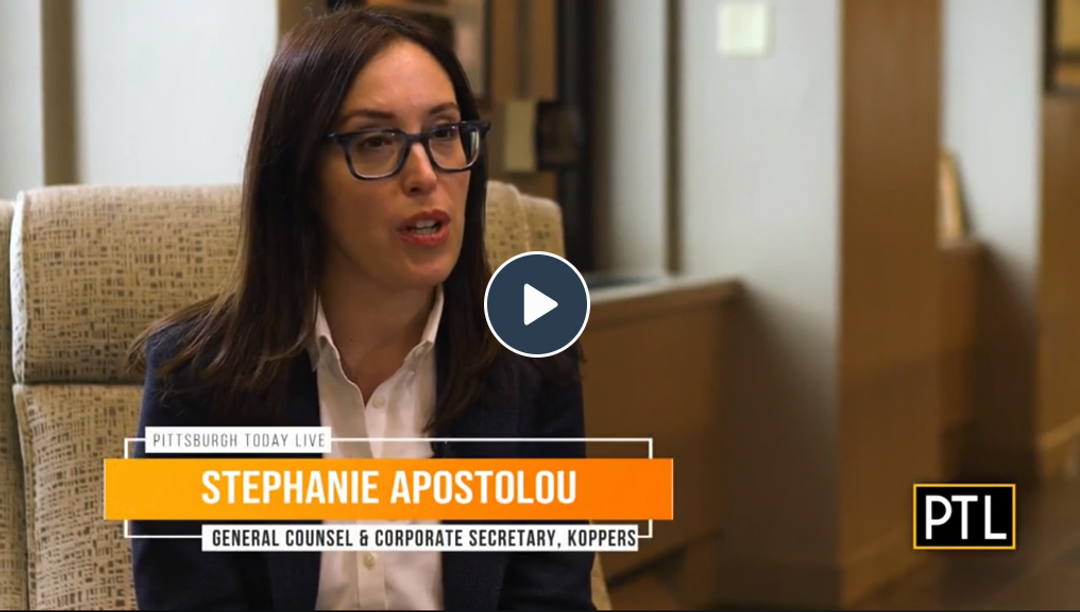 General Counsel Stephanie Apostolou Represents Koppers in the Community!