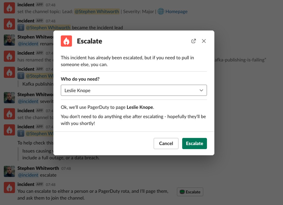 Well, that escalated quickly | incident.io