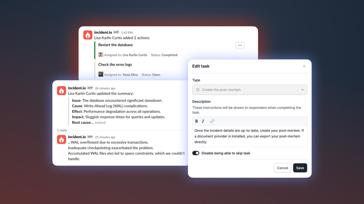 Polishing our Slack messages | Changelog | incident.io