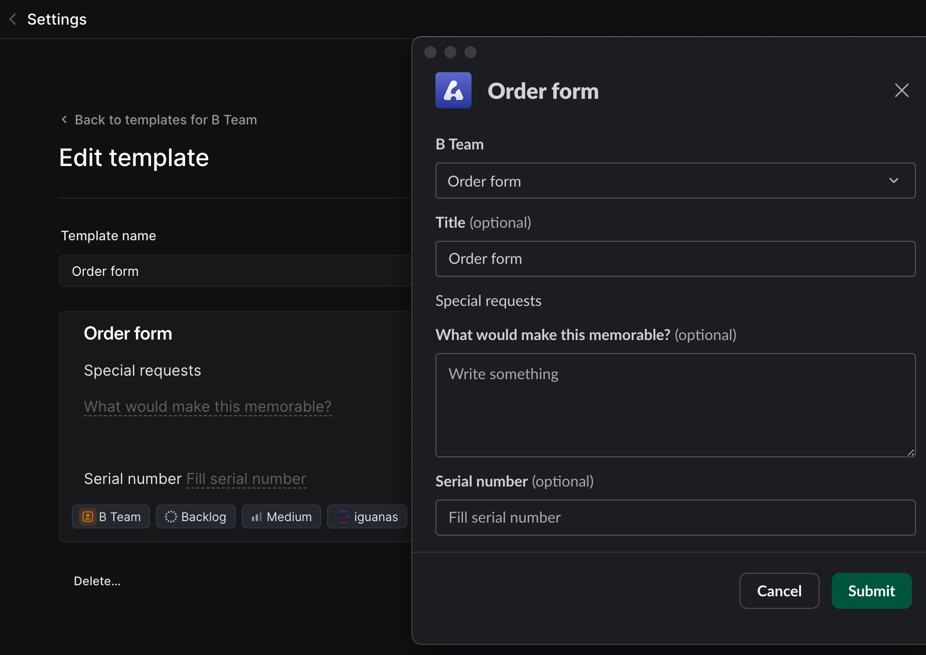 Asks – Linear Docs