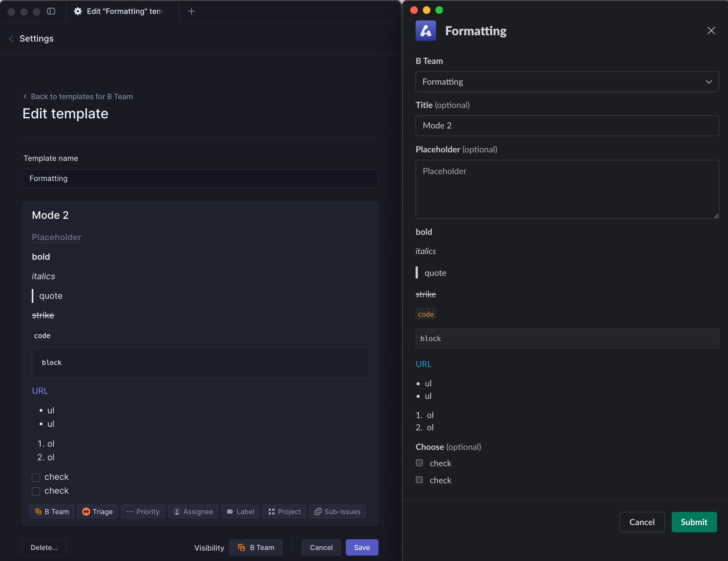 Asks – Linear Docs