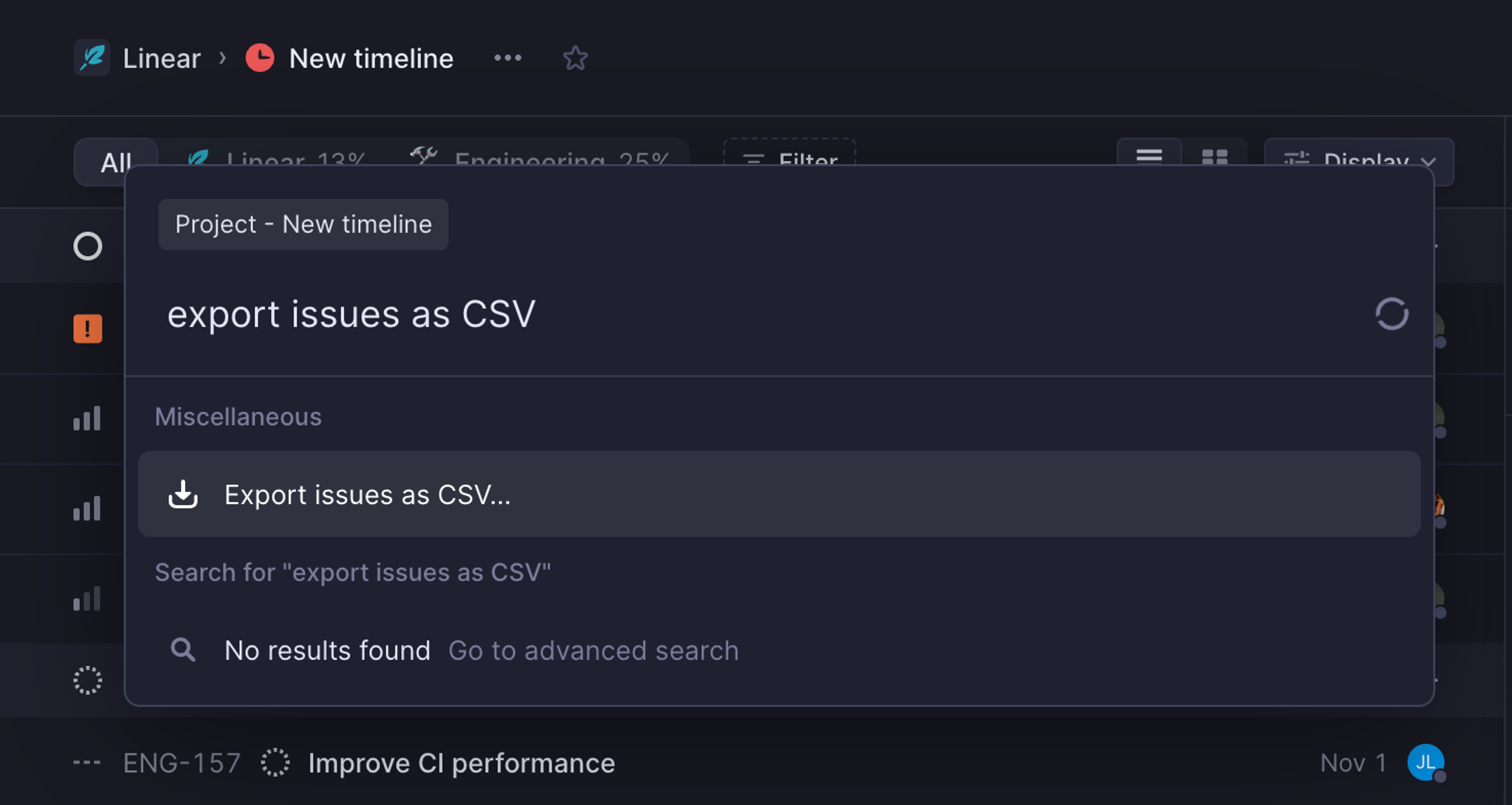 Exporting Data Linear Docs