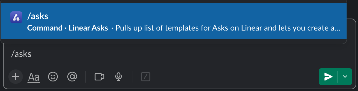 Asks – Linear Docs