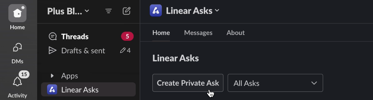 Asks – Linear Docs