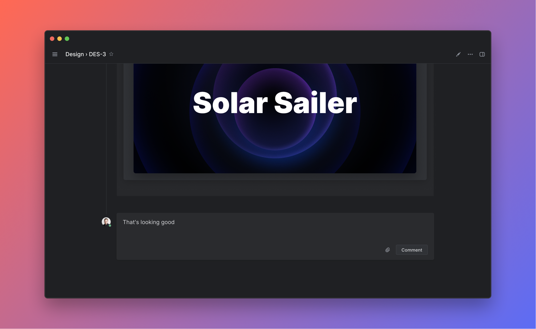 Comment on issues - Linear Guide