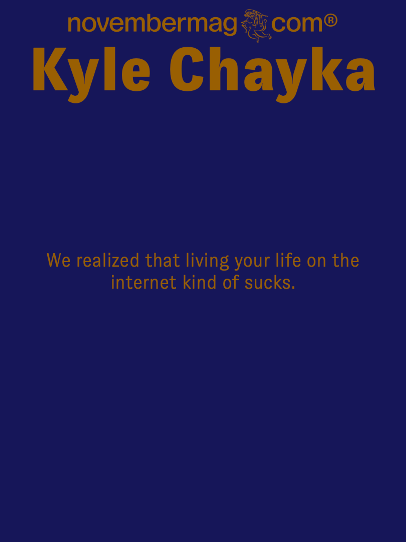 Kyle Chayka