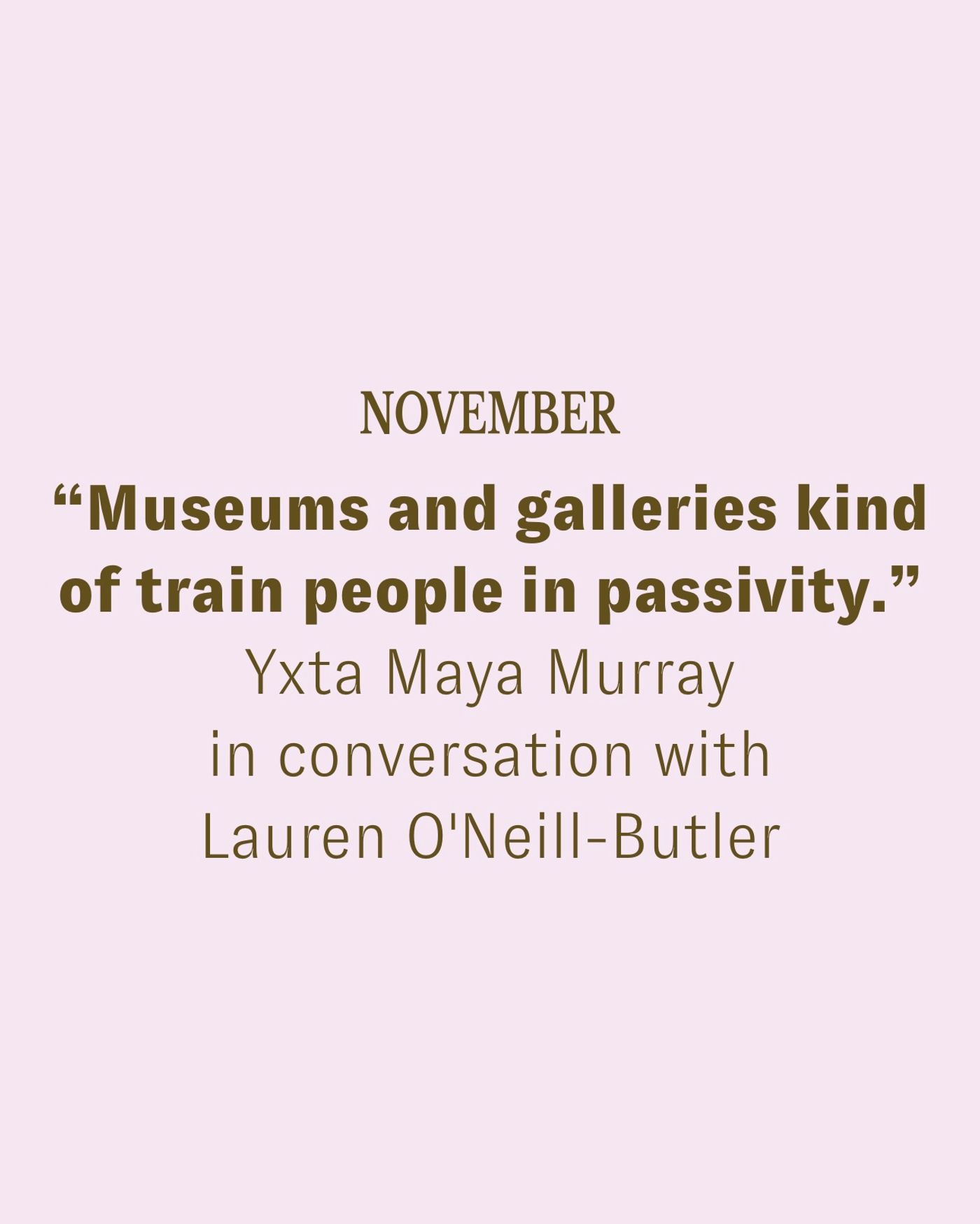 November: Yxta Maya Murray