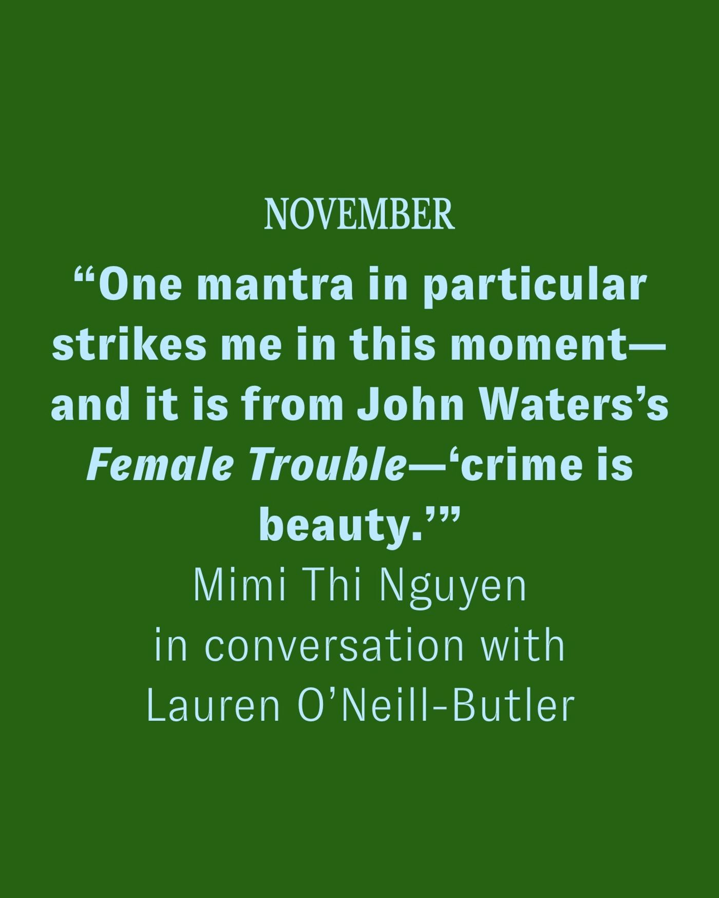 Mimi Thi Nguyen • November