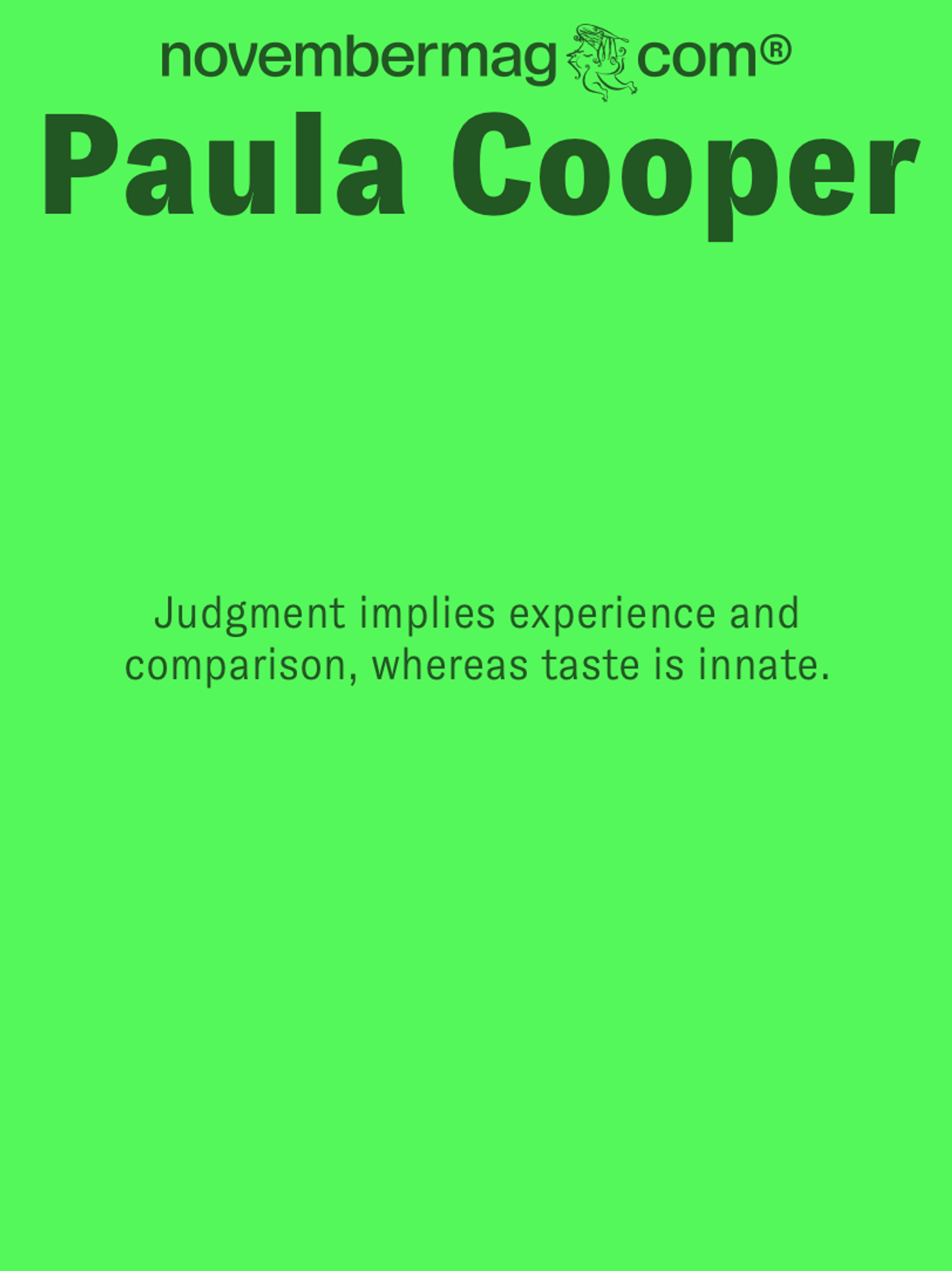 Paula Cooper