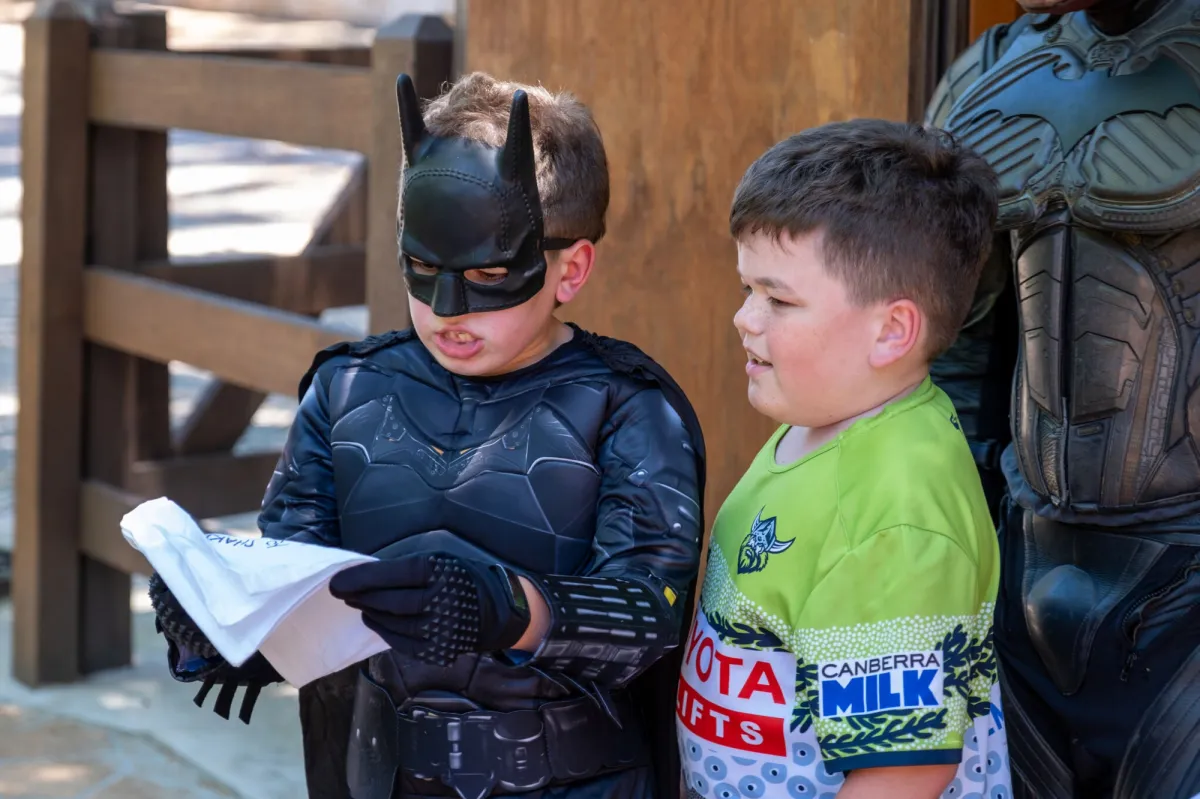 Braxtyn Buddies up with Batman | Extraordinary Wishes - Make-A-Wish ...
