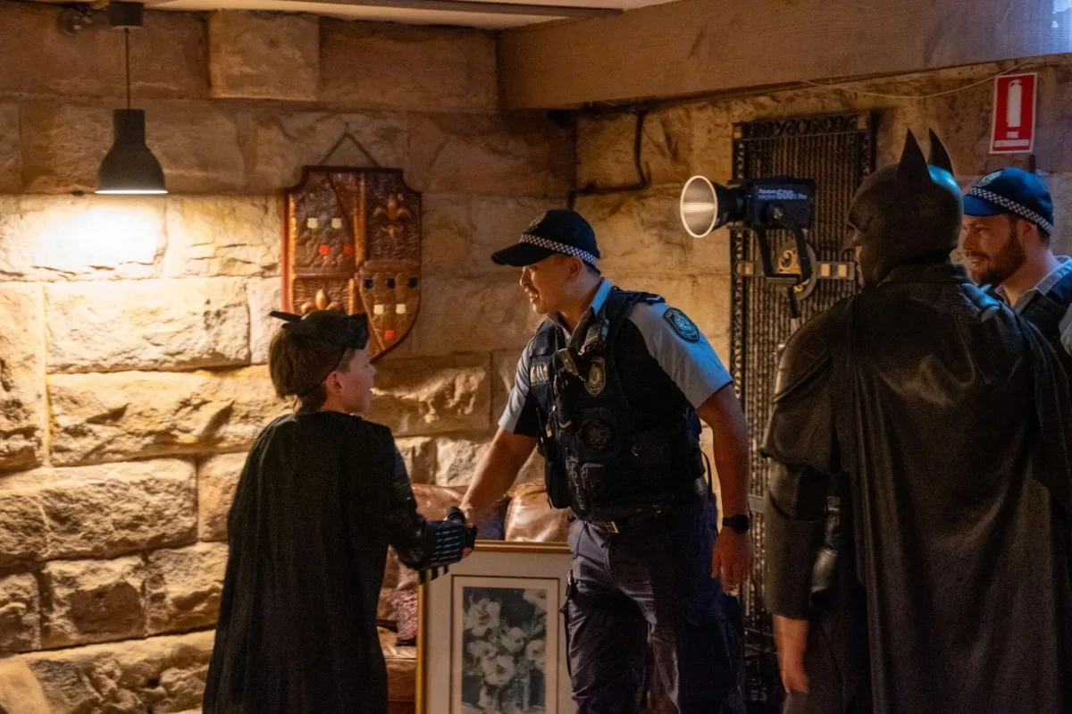 Braxtyn Buddies up with Batman | Extraordinary Wishes - Make-A-Wish ...
