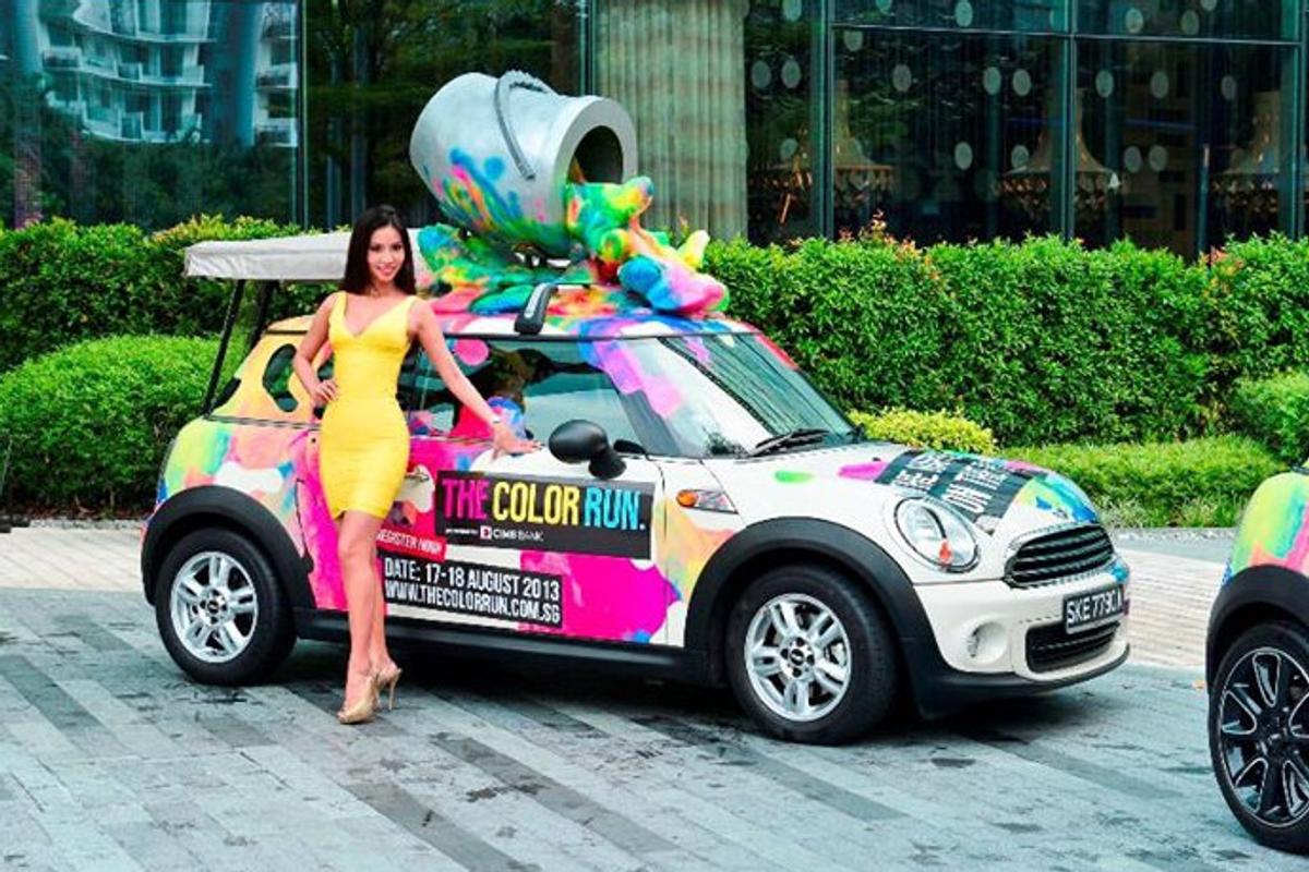SG: MINI announced as official car for Singapore Colour Run. | OneShift ...