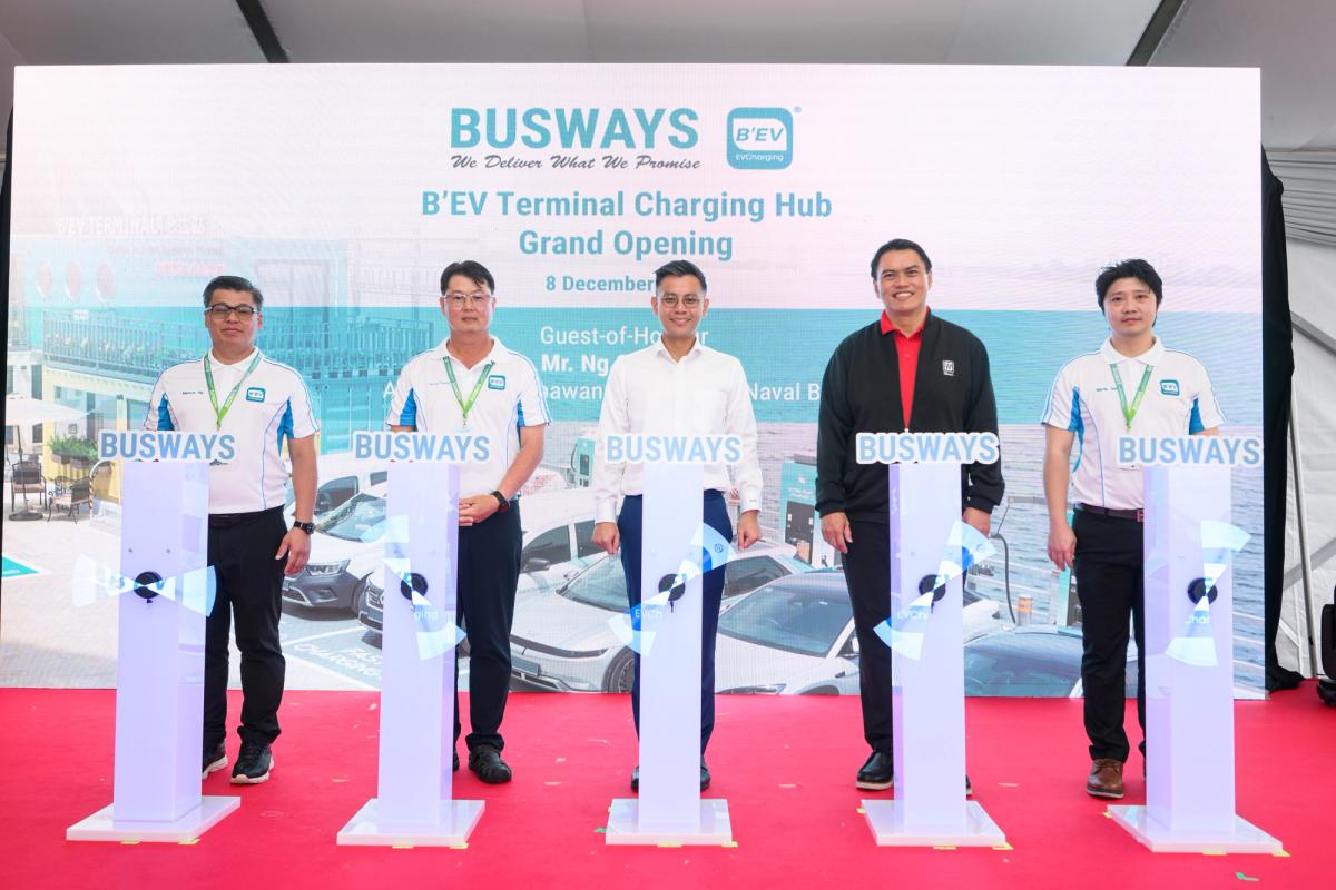 Busways launches BEV Terminal Charging Hub | OneShift by Carousell