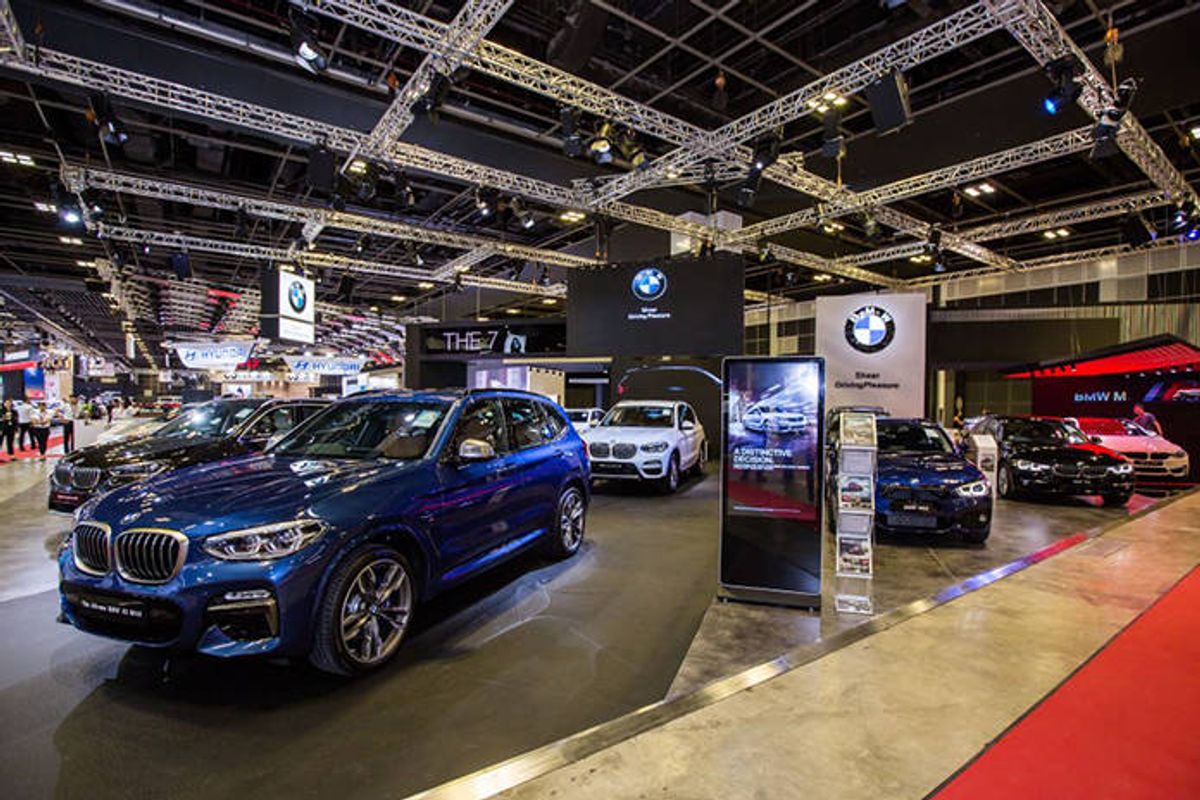 BMW at the Singapore Motorshow 2018. - Launch of the all-new BMW X3 and ...