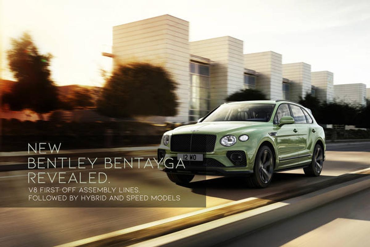 New Bentley Bentayga Revealed. V8 To Roll Off Assembly Lines, Followed ...