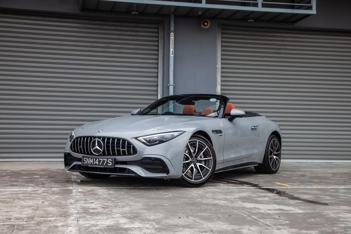 Mercedes-Benz SL 43 AMG Review: Downsizing with Class | OneShift by ...
