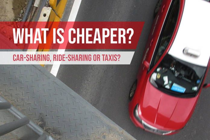 What is Cheaper - Car-sharing, Ride-sharing or Taxis | OneShift