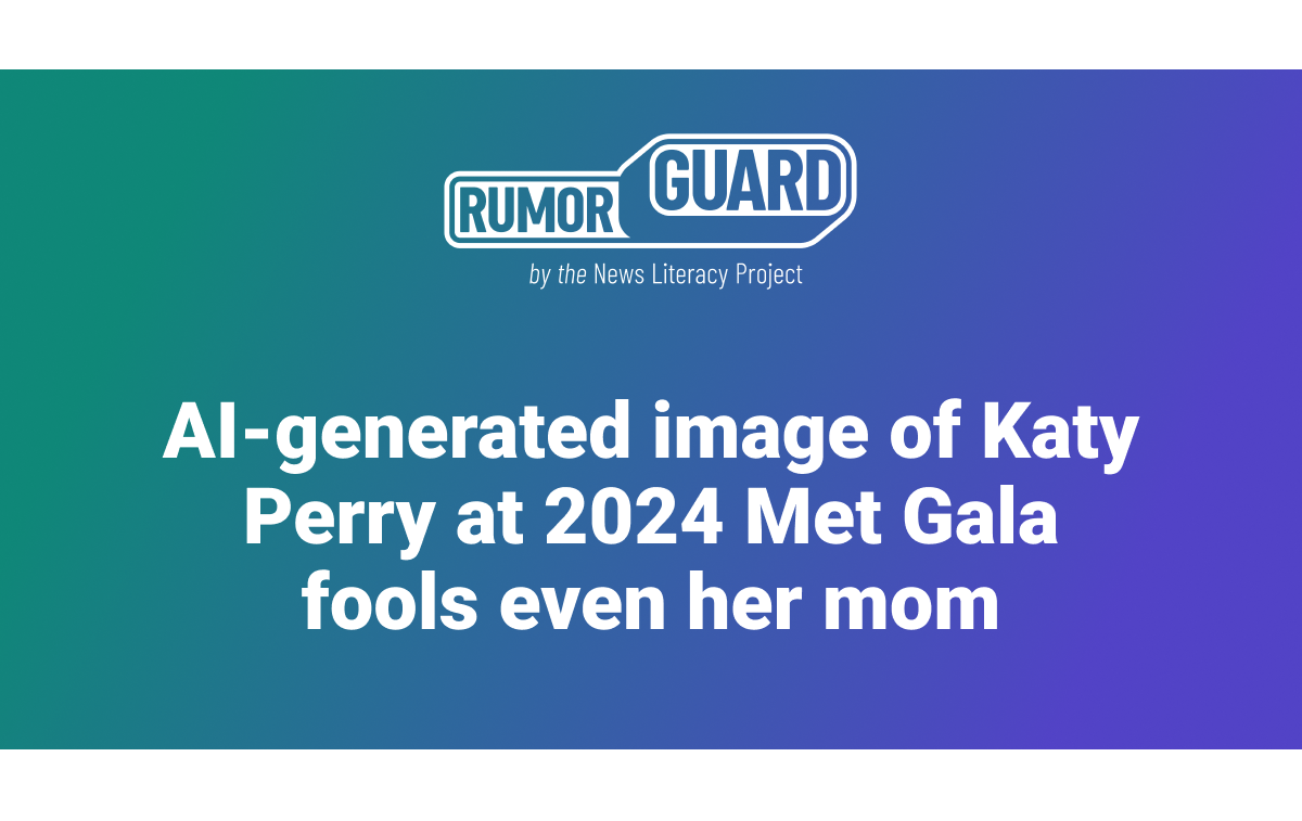 AI-generated image of Katy Perry at 2024 Met Gala fools even her mom