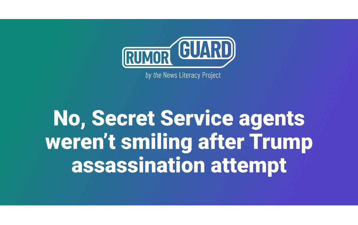 No, Secret Service agents weren’t smiling after Trump assassination attempt