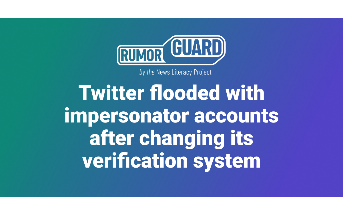 Twitter flooded with impersonator accounts after changing its ...