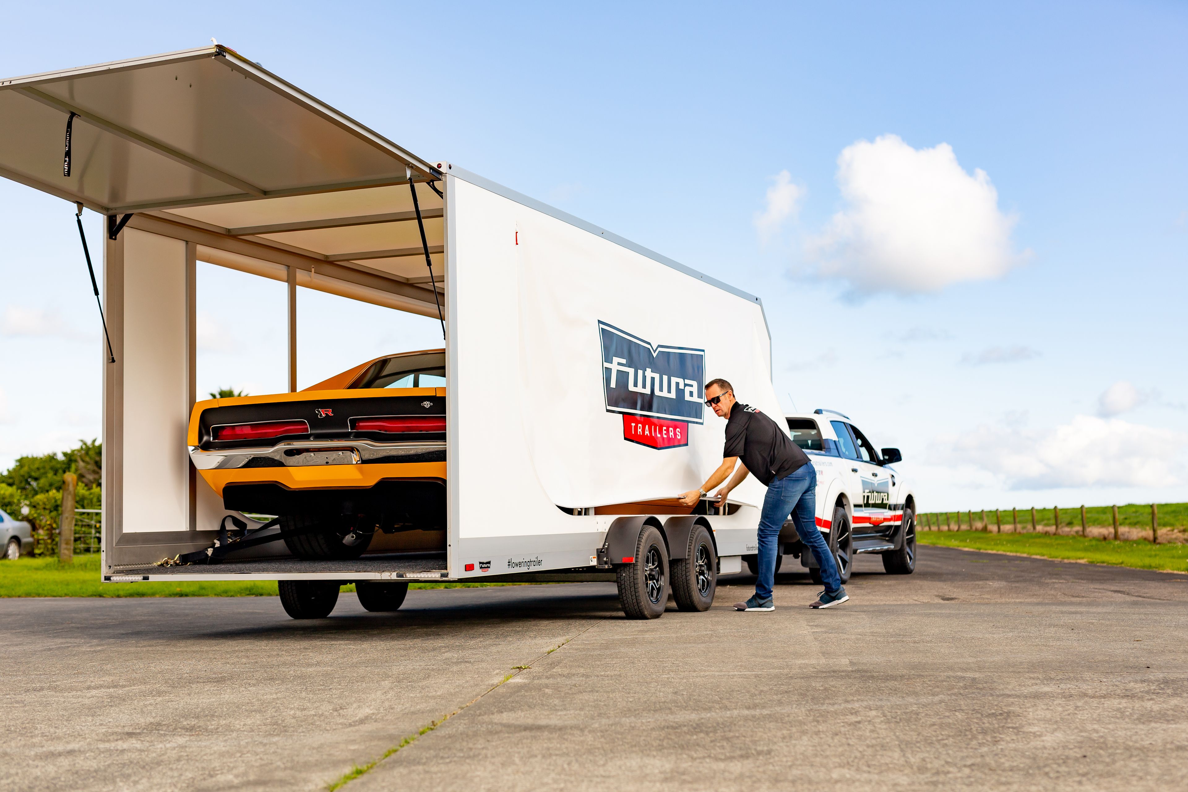 Super Tourer | Enclosed Race Car Trailer | Futura Trailers USA
