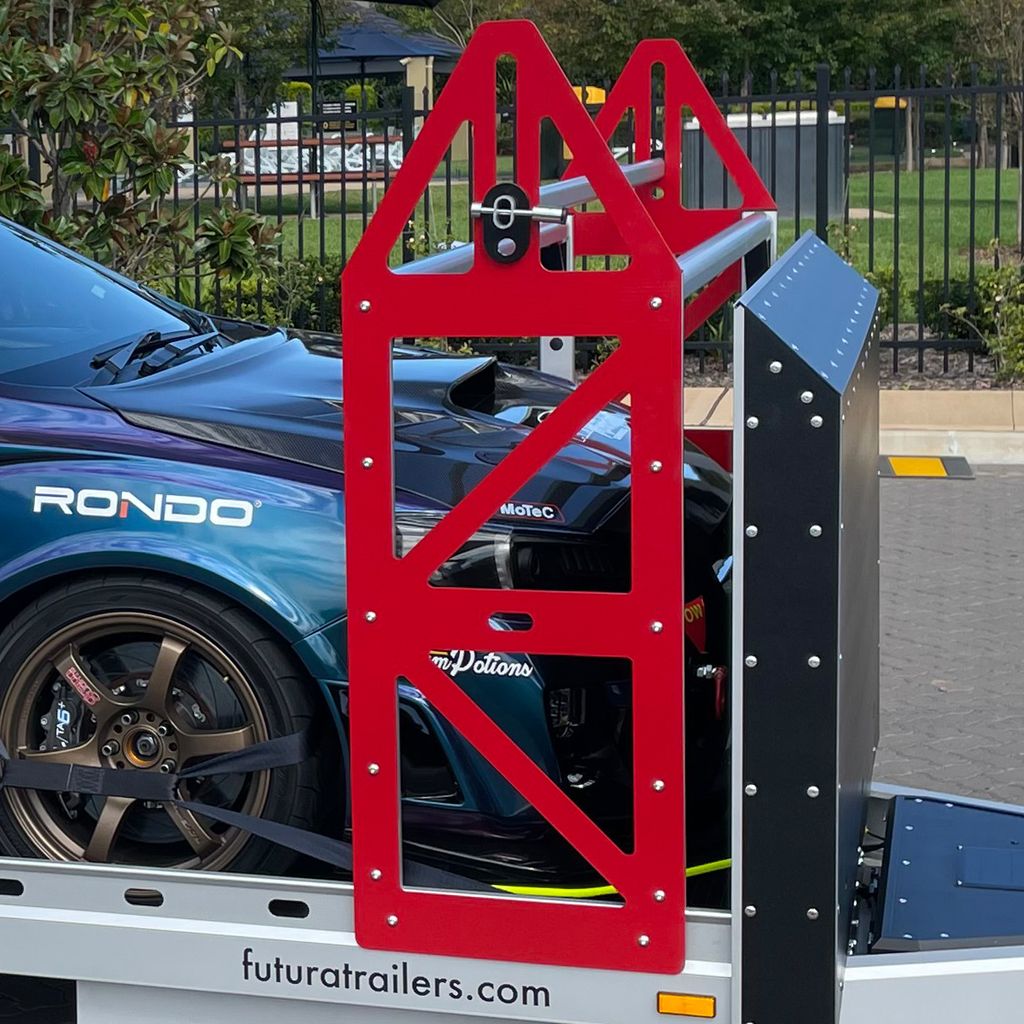 Lockable Tire Rack | Car Trailer Accessories| Futura Trailers