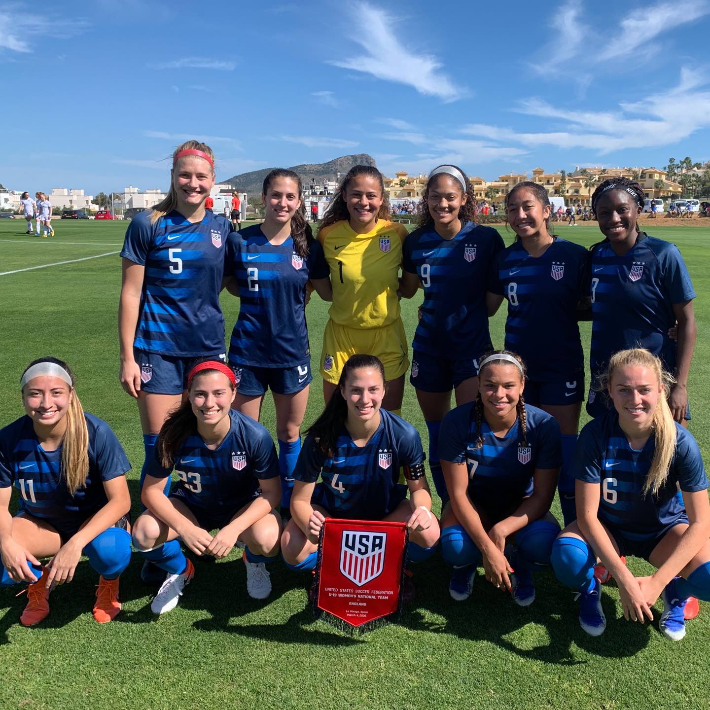 U-19 USWNT Defeats England 3-0 to Open Tournament in La Manga, Spain