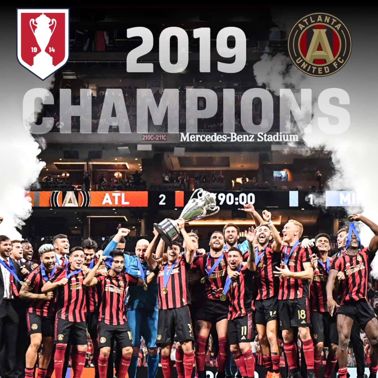 Record Crowd Sees Ten-Man Atlanta United Claim First U.S. Open Cup ...