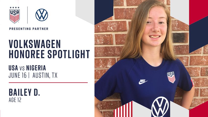 Volkswagen Honoree Spotlight: Bailey D.