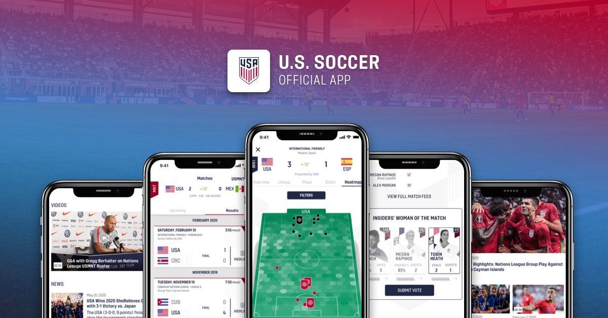 The U.S. Soccer App | Official App of the USWNT & USMNT | Download Now
