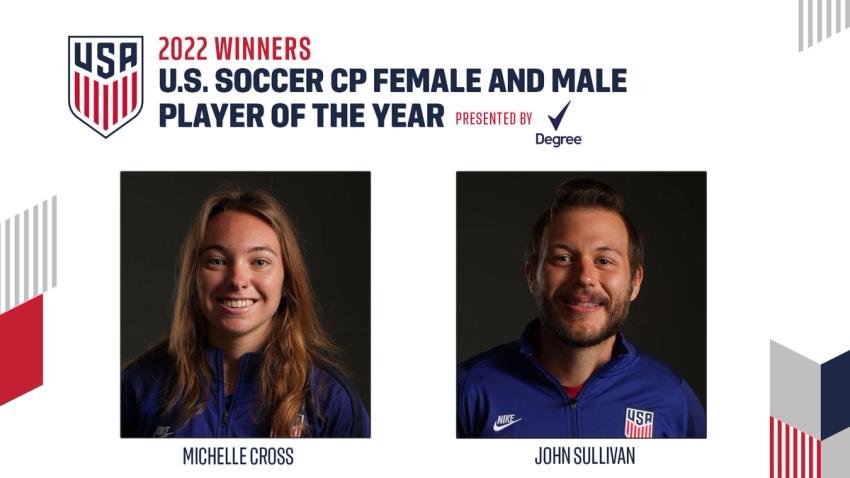 Michelle Cross And John Sullivan Named 2022 U.S. Soccer CP Female And ...
