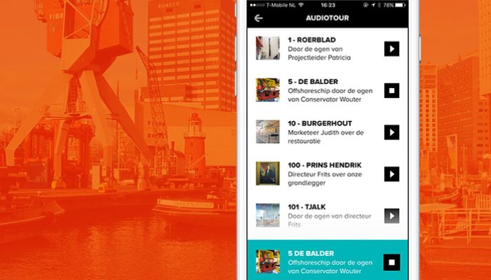 Digitale gids: Maritiem Museum app (Rotterdam) – YipYip