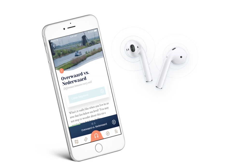 Kinderdijk app inclusief audiotour voor toeristen – YipYip