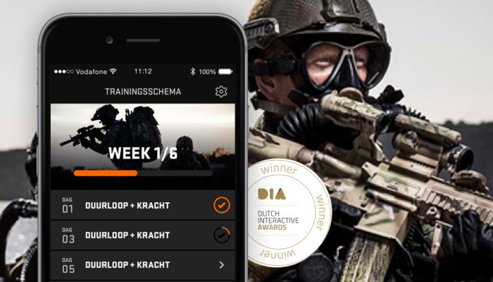 Ministerie van Defensie: KCT trainingsapp – YipYip