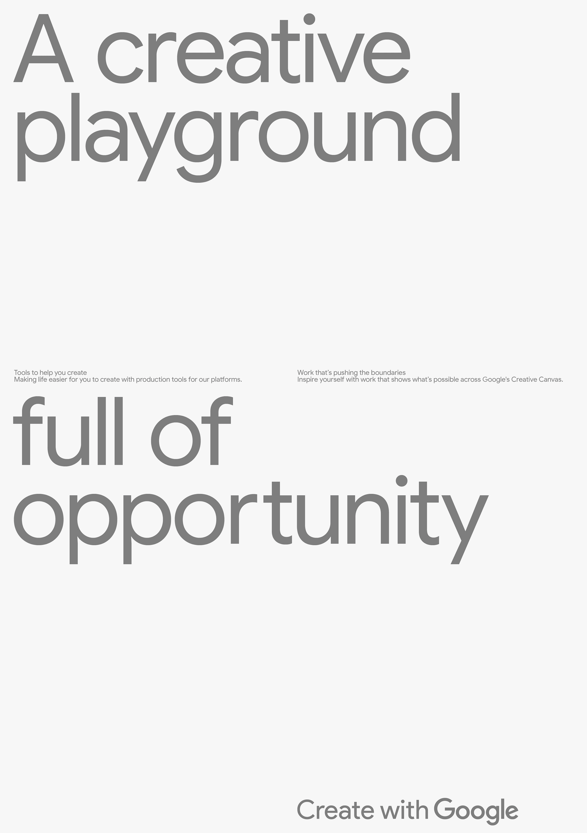 Create with Google | M35