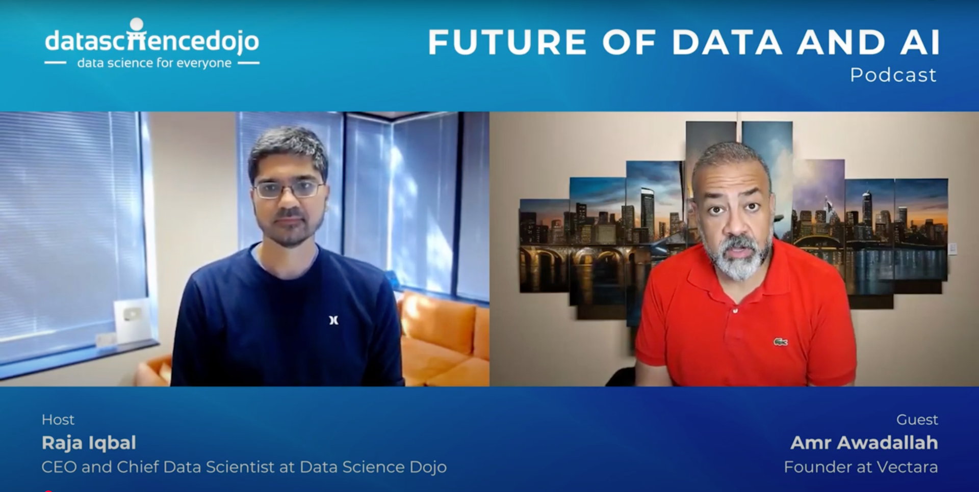 Amr Awadallah's Journey from Tech Giants to Vectara Data - Data Science ...