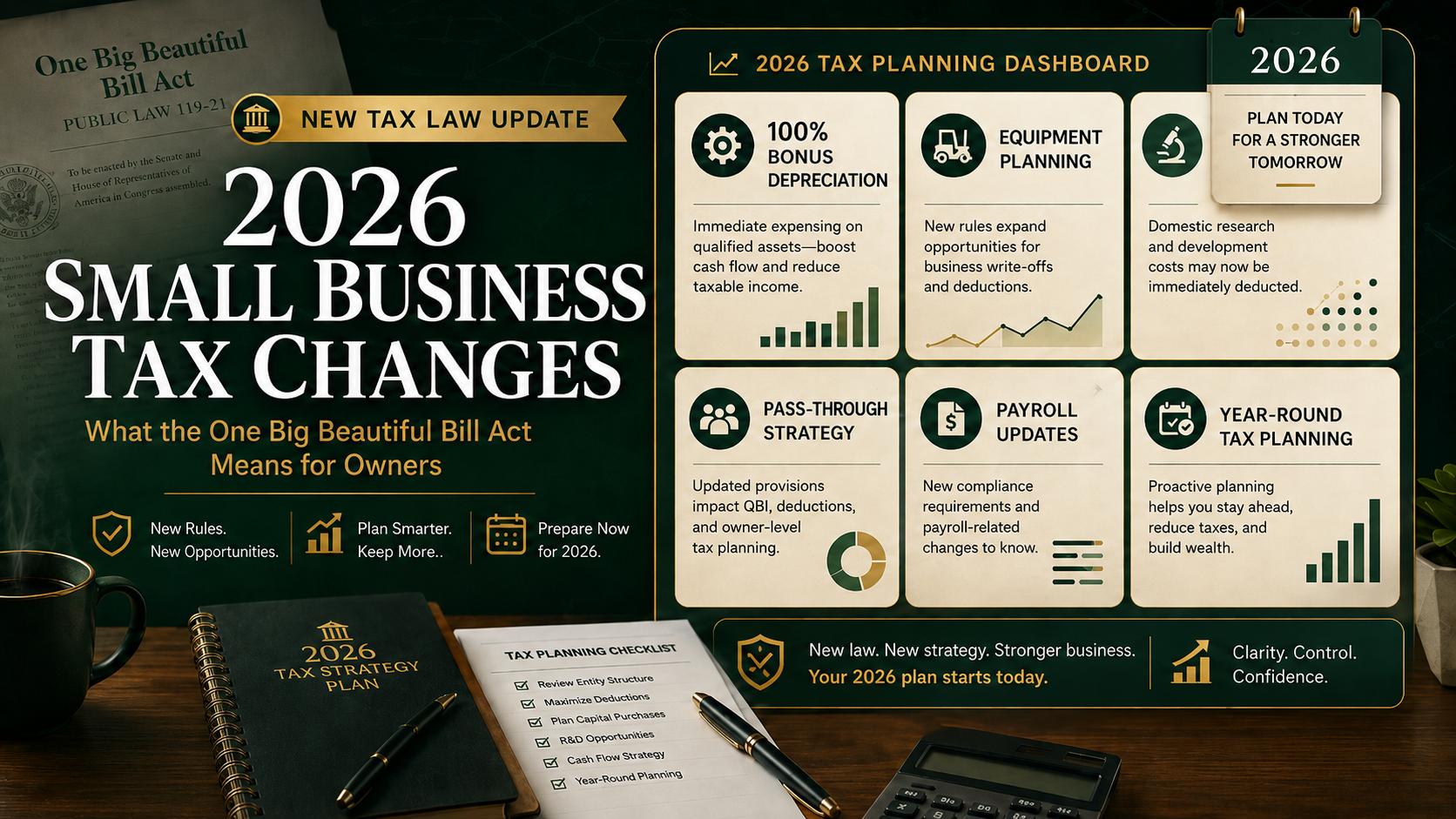 How the One Big Beautiful Bill Act Changes Small Business Taxes in 2026 ...
